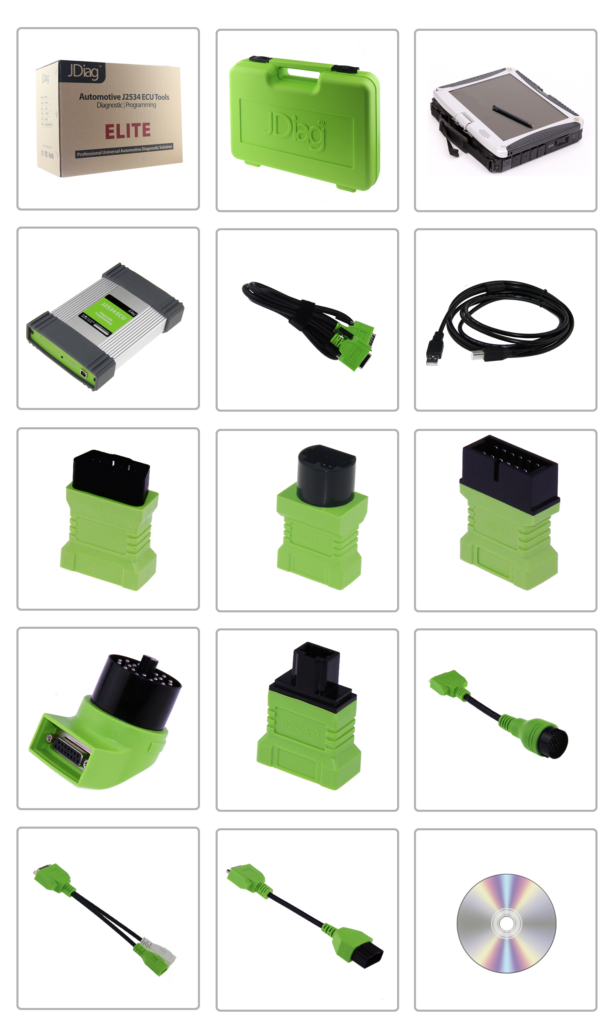 JDiag Elite Packlist - OBDResource Offical BlogOBDResource Offical Blog